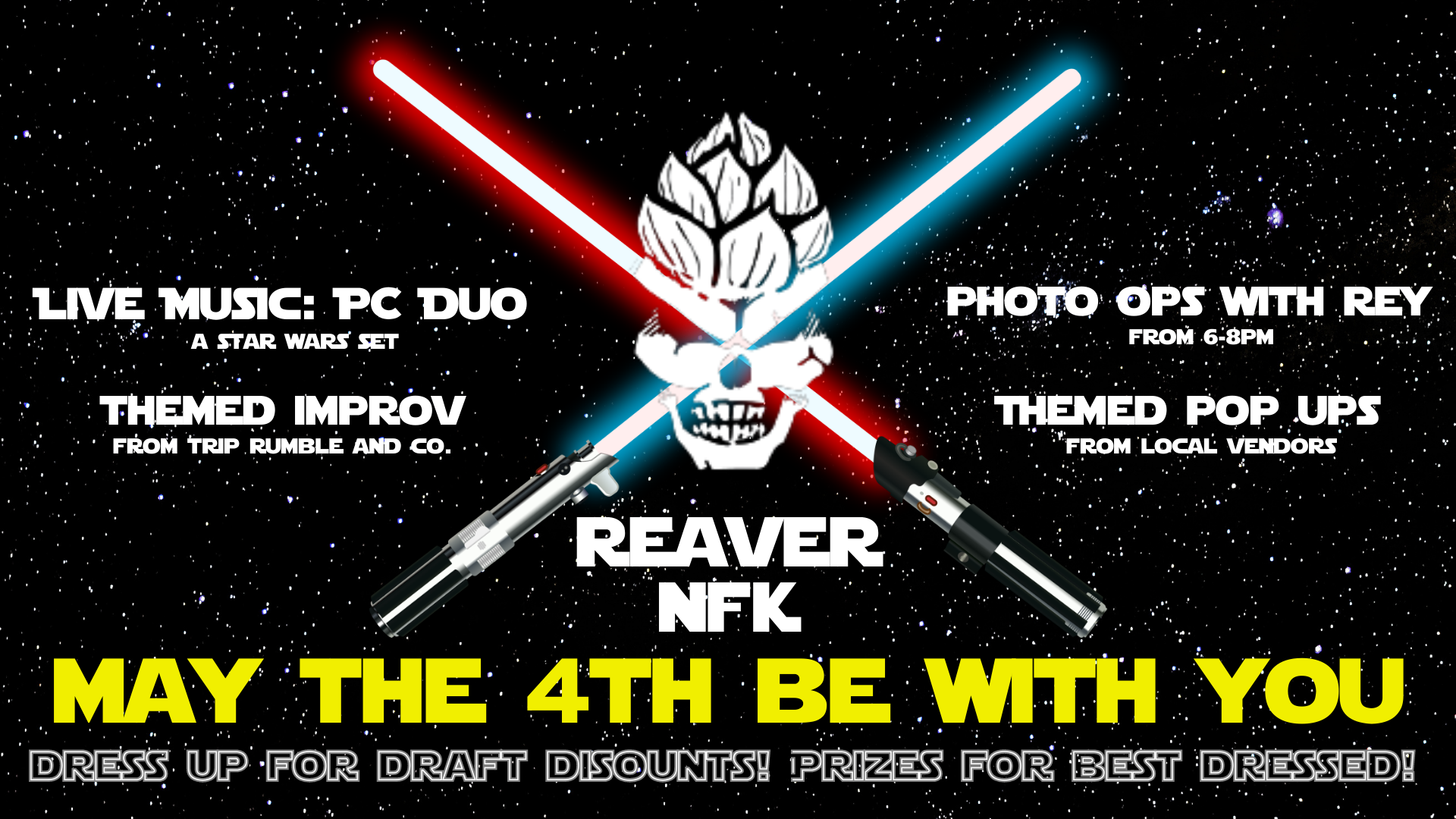 Lightsabers & Libations: Reaver Beach Throws Epic May the Fourth Party ...